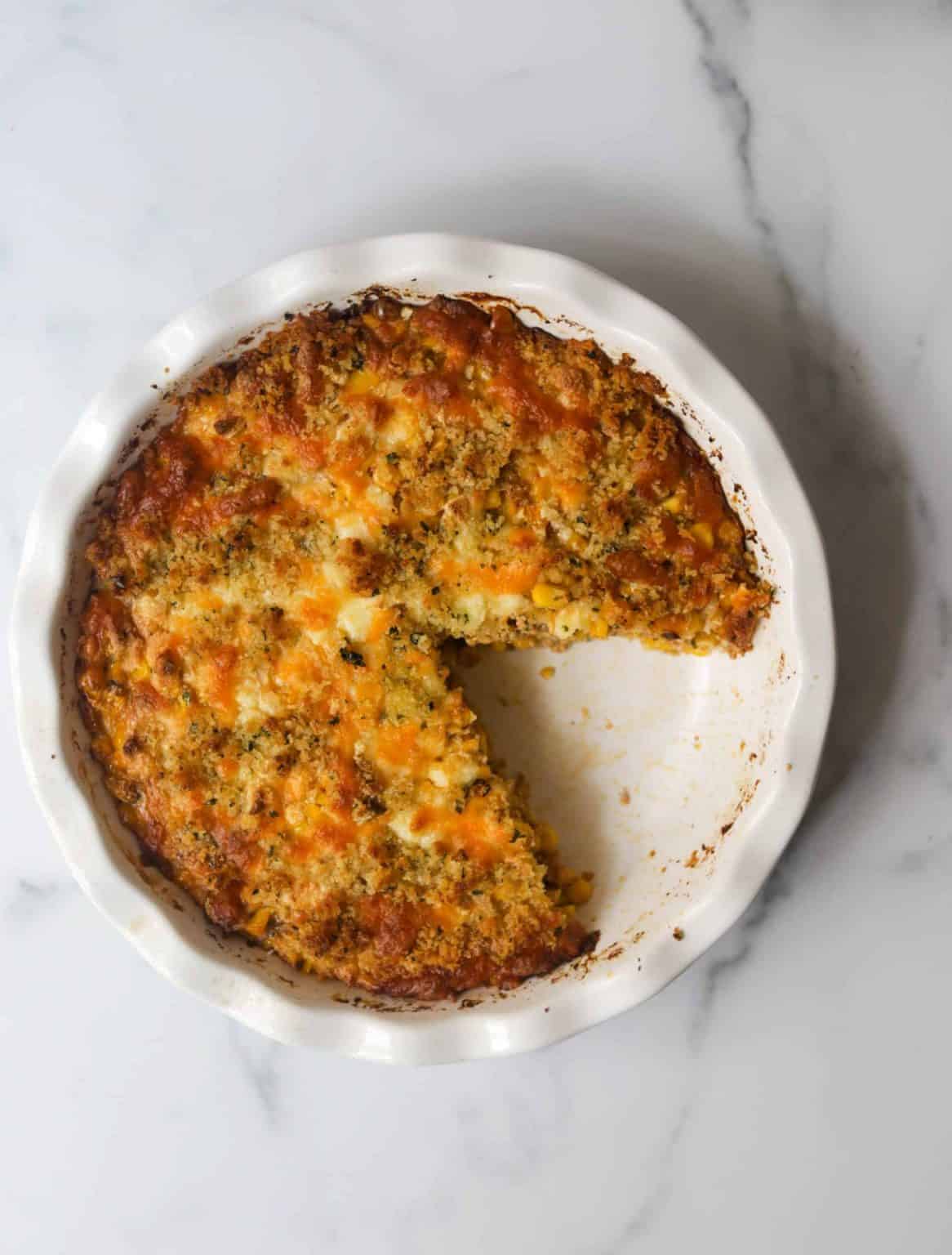 Street Corn Pie - The Healthy Epicurean