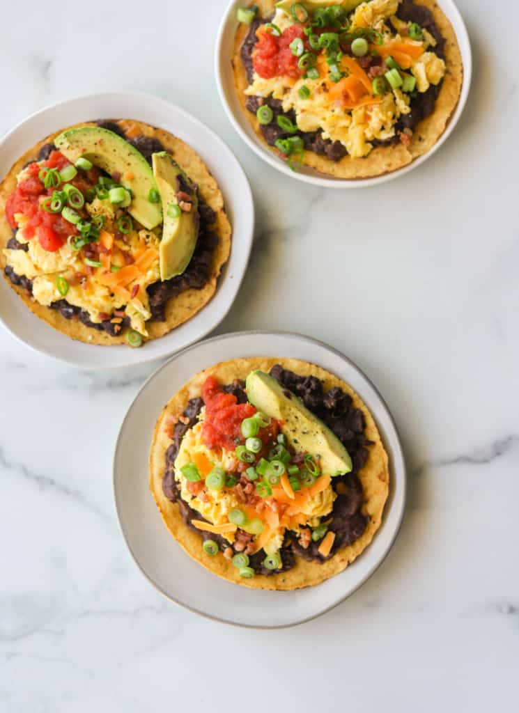 Loaded Breakfast Tostadas - The Healthy Epicurean
