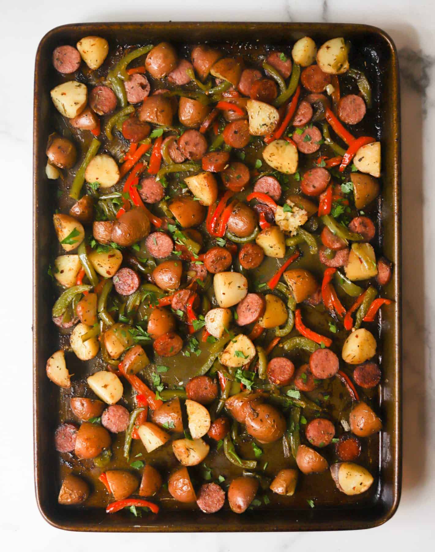 Sheet Pan Sausage And Potatoes The Healthy Epicurean Sheet Pan Sausage And Potatoes The Healthy Epicurean