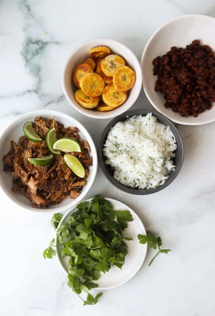Pulled Pork Rice Bowls with Cilantro Lime Rice - The Healthy Epicurean