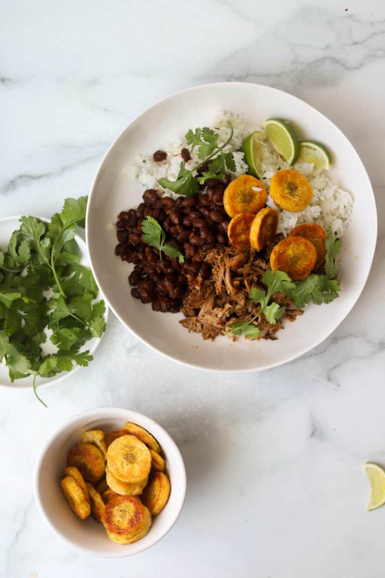 Pulled Pork Rice Bowls with Cilantro Lime Rice - The Healthy Epicurean