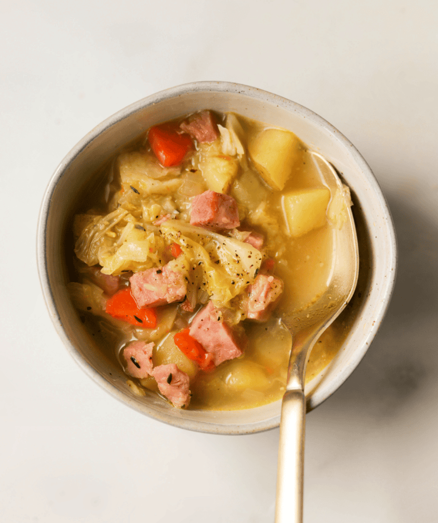 Old-Fashioned Ham and Cabbage Soup with Potatoes (with video!) - The ...