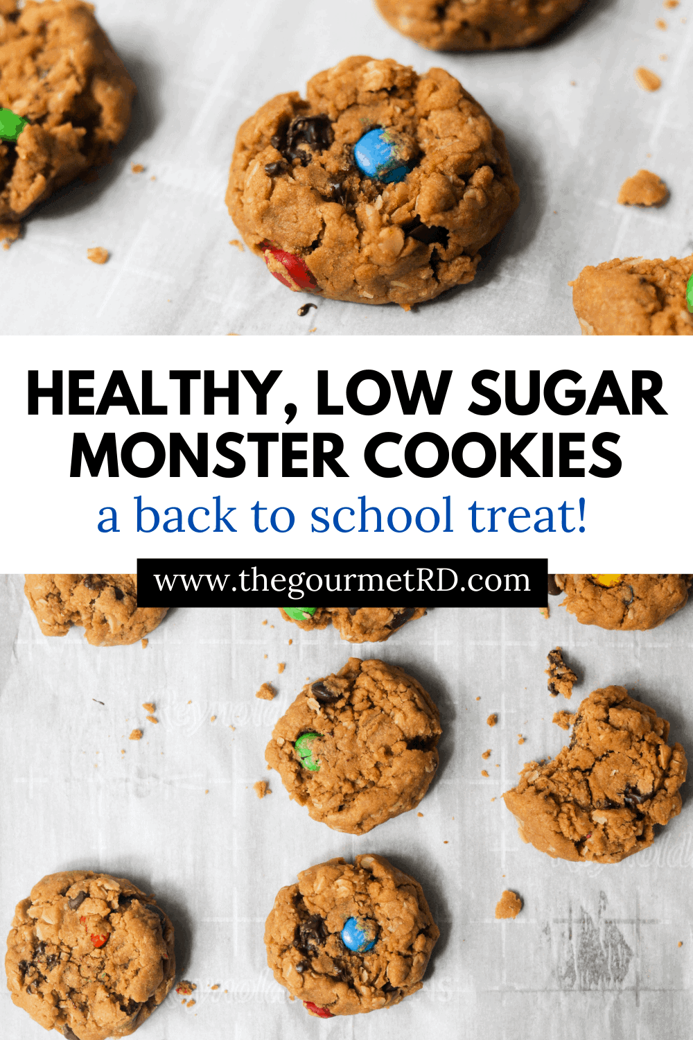 Healthy Monster Cookies - The Healthy Epicurean