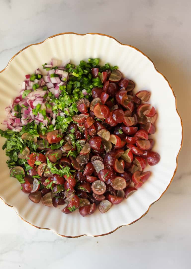 Grape Salsa - The Healthy Epicurean