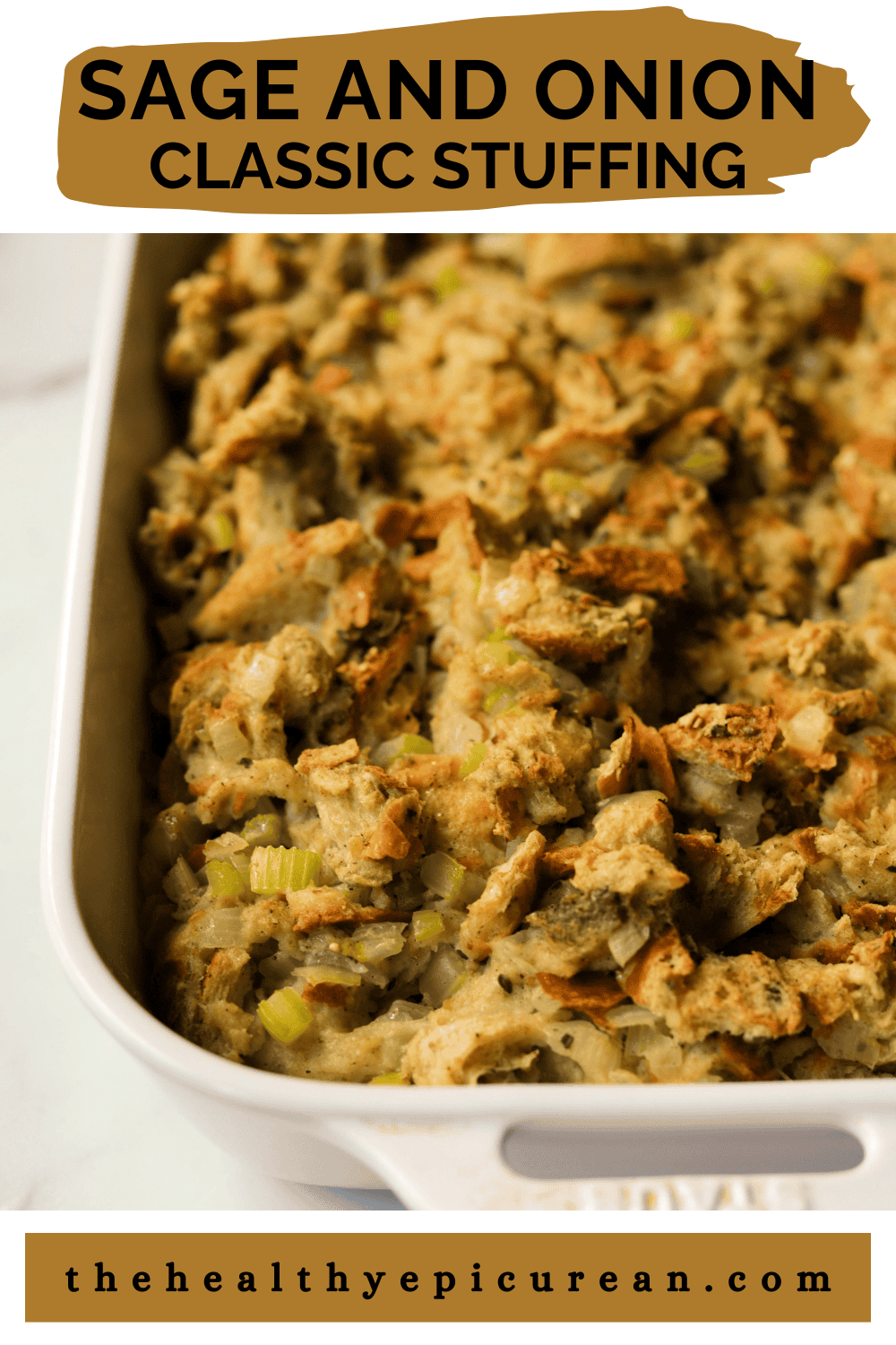 Sage and Onion Stuffing - The Healthy Epicurean